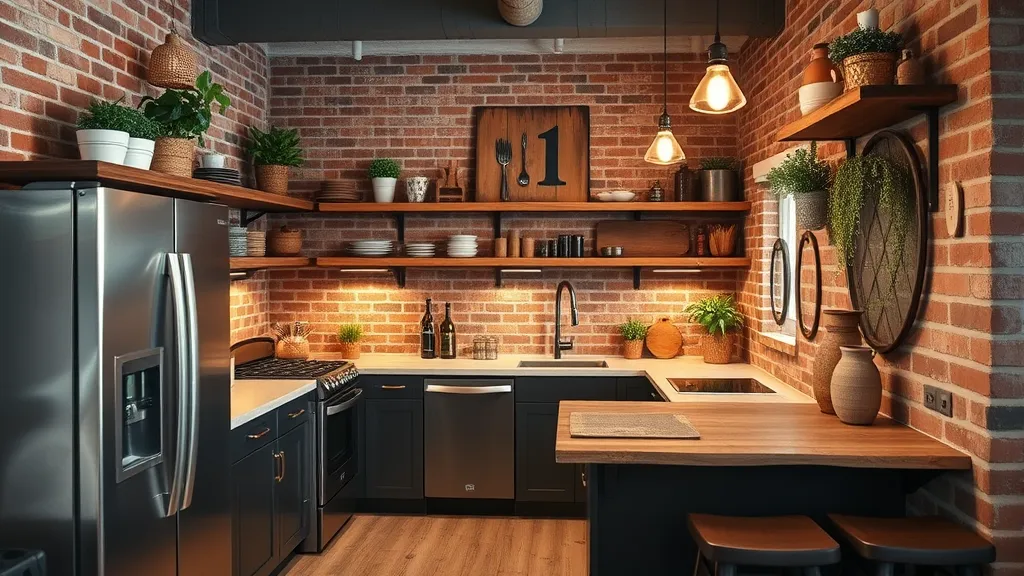 27 Ingenious Industrial Loft Kitchen Ideas for Small Spaces—You’ll Love ...