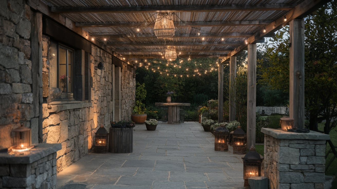 36 Rustic Outdoor Lighting Ideas – VRAforToday | Interior Design, Home ...